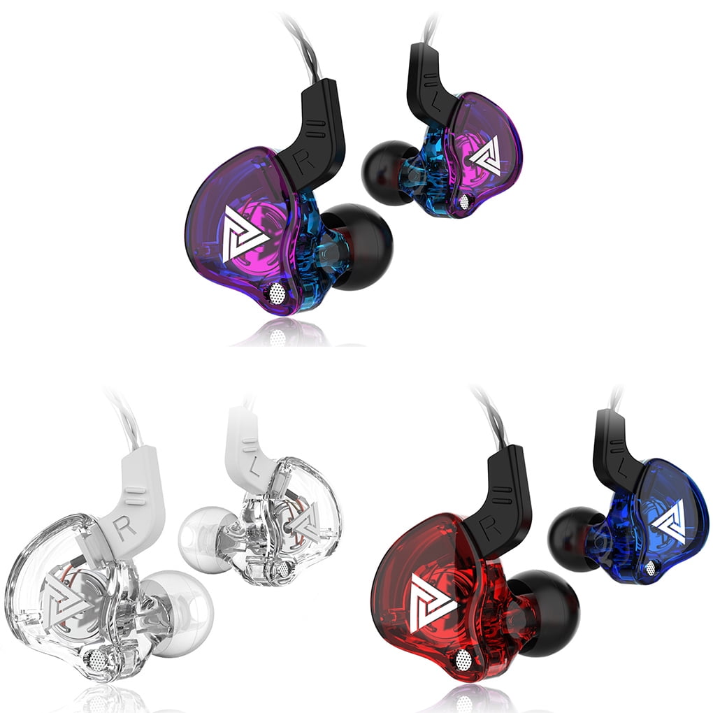 QKZ 3.5mm In-Ear Monitors Sports Headset Music Earphones with HiFi Bass ...