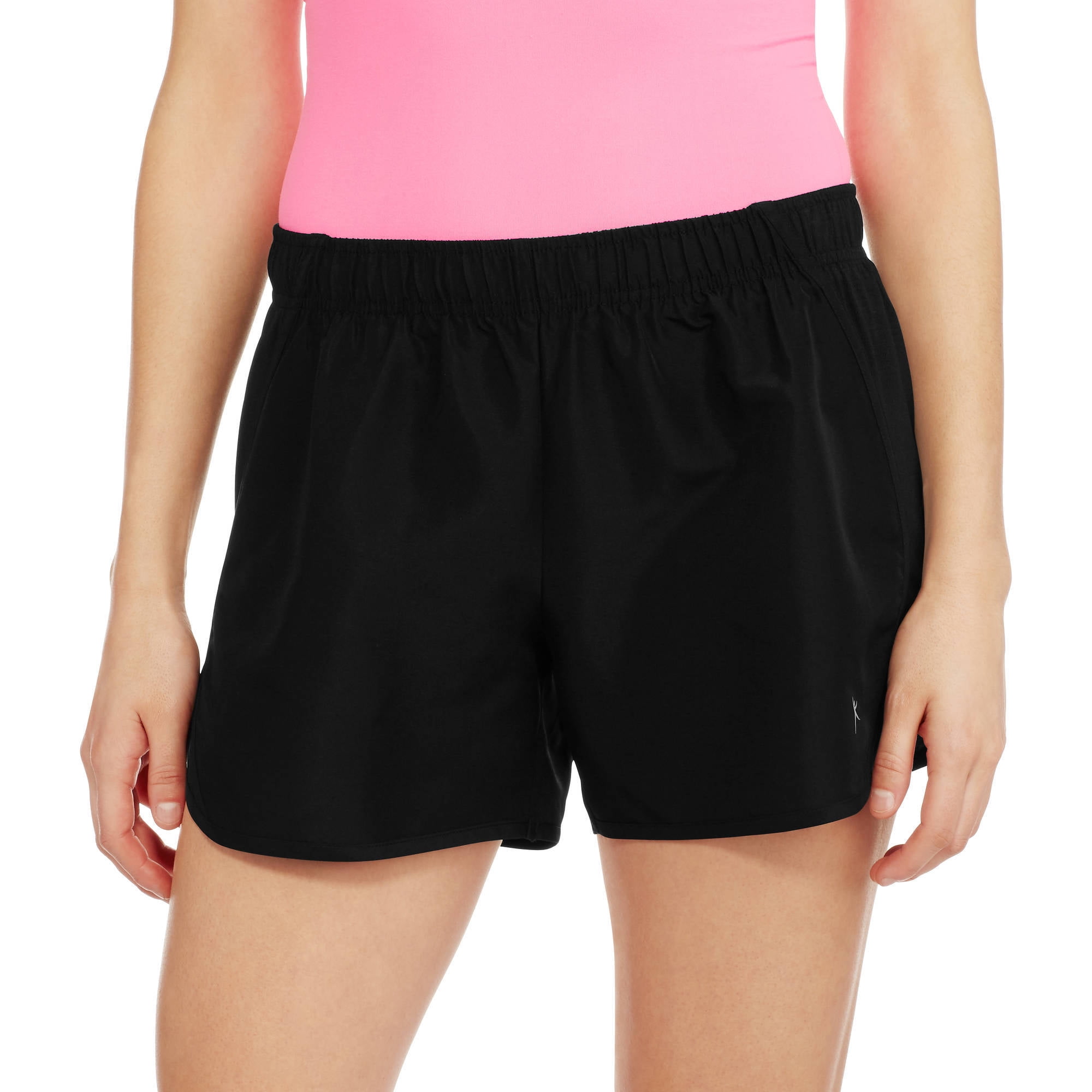 Women's Active Woven Running Shorts with Built-In Liner - Walmart.com