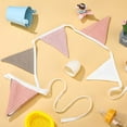 2 Pcs Pennant Banner Flags Nursery Garland Triangle Bunting Flags ...