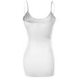 Emmalise Women's Basic Casual Long Camisole Adjustable Strap Cami ...