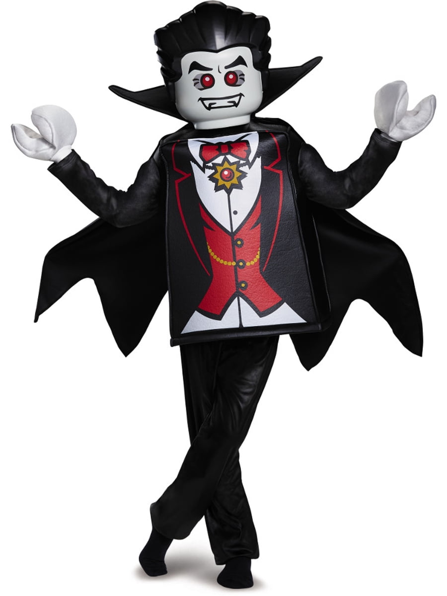 Childs Boy's Deluxe Iconic LEGO® Vampire Minifigure Costume Medium 7-8 ...