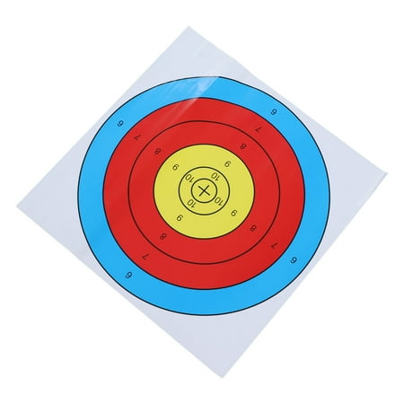 Shooting Paper, Archery Paper Targets 40cm Bright Colour For Recurve ...