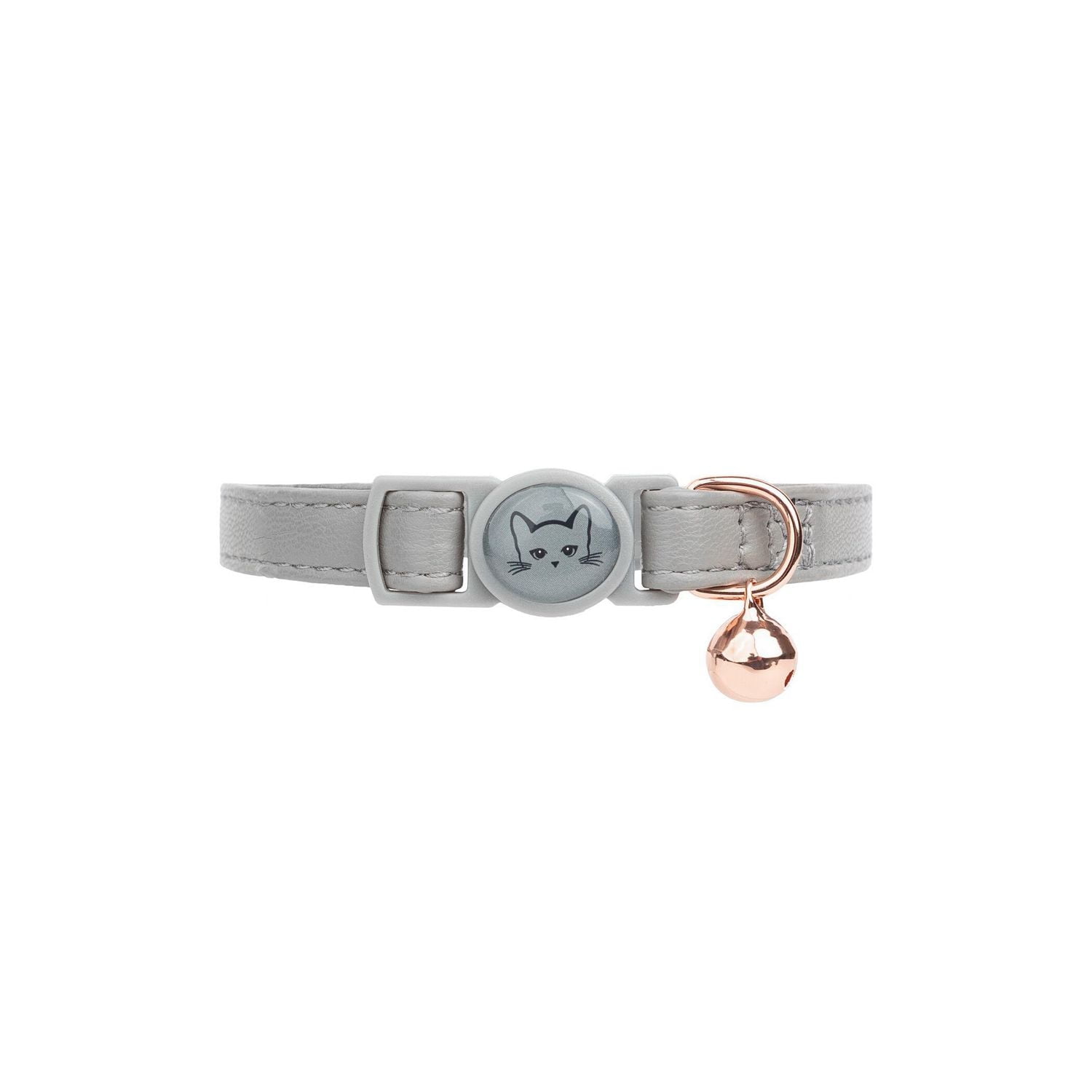 One Paw, Vegan Leather Safety Cat Collar, Breakaway Buckle, for Cats ...