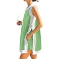 Women's 2 Piece Sets Casual Color Block Crewneck Sleeveless Pullover ...
