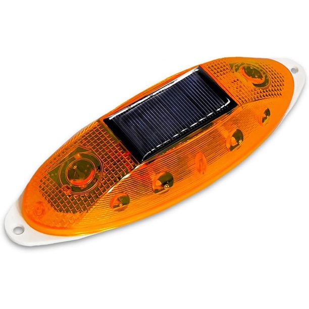XYCCA Solar Strobe Warning Light Outdoor Waterproof Bright Solar Safety ...