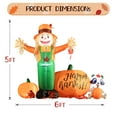 Free Shipping! DeeKom 6' Inflatable Fall Harvest Banner Decorations ...