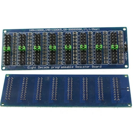 8 Eight Decade Programmable Smd Resistor Board Relay Module 1r/0.1r ...