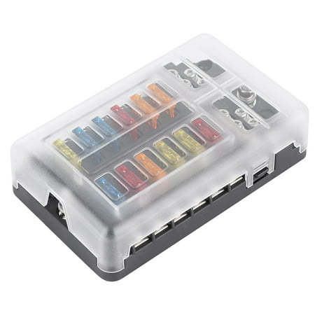 Fuse Box, Widely Used PBT 12 Way Fuse Box, Push Lock System Splash ...