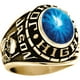 Keepsake Personalized Men's Oval Class Ring available in Valadium ...