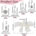 17Pcs 6 Styles Alloy Martin Boots Shoe Charms with Lobster Claw Clasps ...