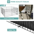 Rabbit Playpen，Small Animal Cage with Waterproof Mat,Metal Hedgehog ...