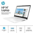 HP Stream 14" Laptop, HD BrightView, Intel Celeron N4120, 4GB RAM, 64GB ...
