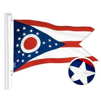 Anley 3x5 Foot State Flag: Ohio - Ohio OH State Flags Ohio Flag ...