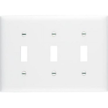 Pass & Seymour Trademaster Jumbo Blank Wall Plate, White (M20 ...