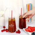 500 Pcs Colorful Disposable Drinking Plastic Straws.(0.23'' diameter ...