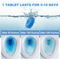CHMI 100 Pack Toilet Bowl Cleaner Tablets, Long-lasting Bathroom Toilet ...