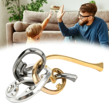 Brain Puzzles Lock Toy, Portable Small Convenient Using Brain Teaser ...