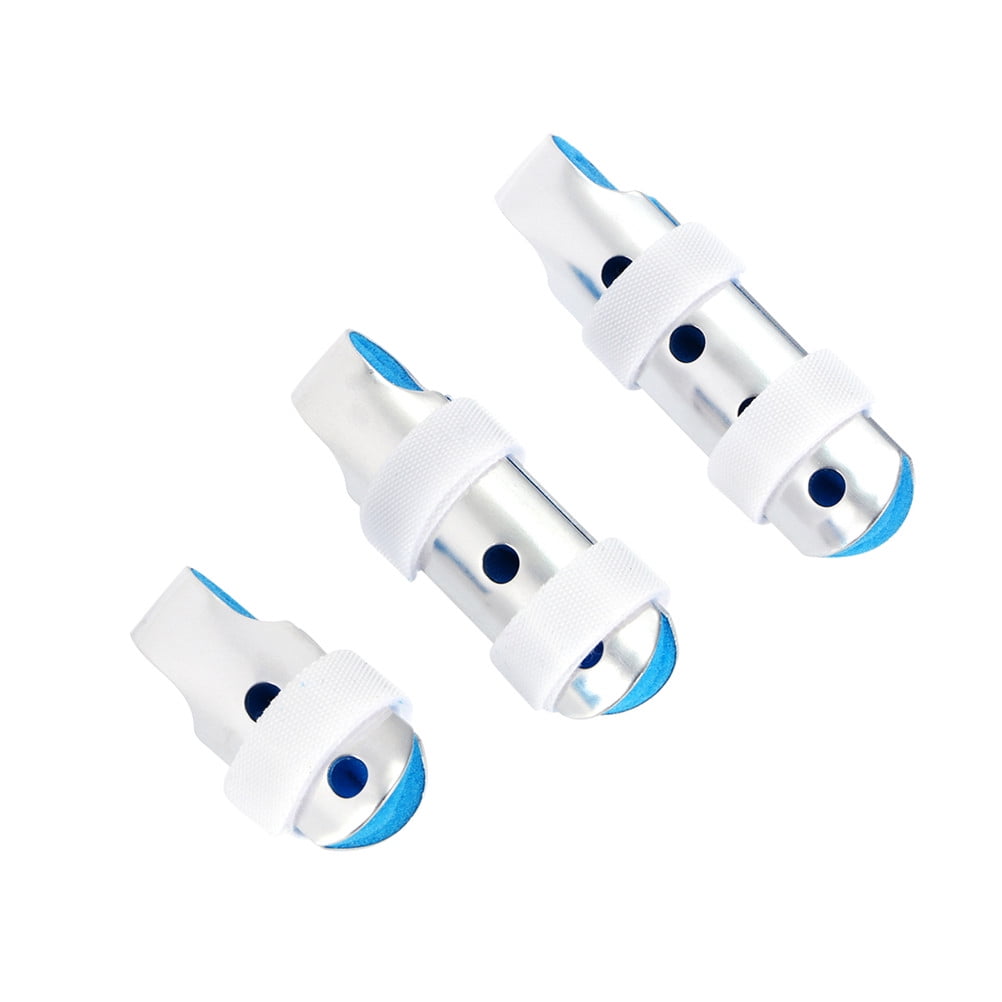 3 Pieces Finger Splints Metal Padded Finger Support Finger Stabilizer ...