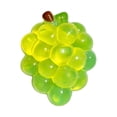 5PC Crystal Grape Stress Ball Clear Jelly Adult Toy TPR Soft Grape ...