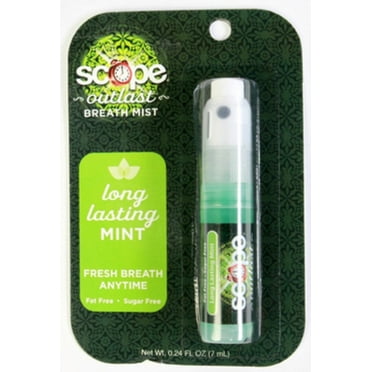 Crest Scope Peppermint Breath Mini Spray, Long Lasting, 0.24 fl oz ...