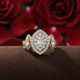 AFFY Double Halo Engagement Ring for Women, 2.00 Carat (ctw) Lab ...
