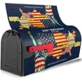 250th Anniversary Mailbox Covers, Patriotic Magnetic Post Box Cover ...