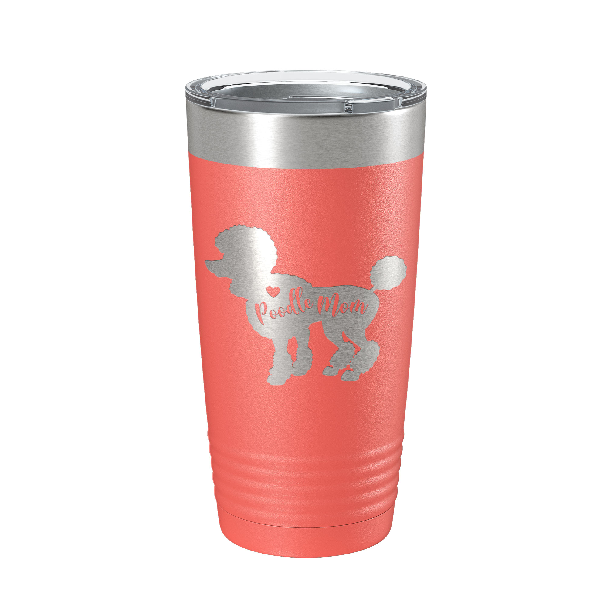 Poodle Mom Tumbler Dog Travel Mug Gift Insulated Laser Engraved Coffee ...