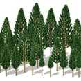 22 Pieces Model Trees 1.18-6.29 Inch Mini Diorama Trees Mixed Model ...