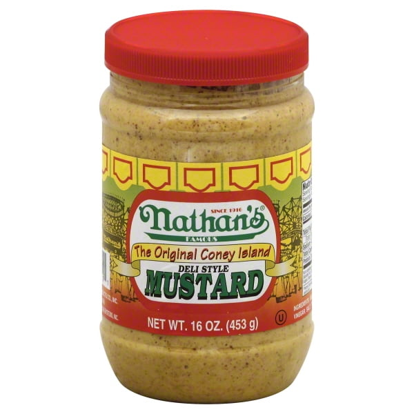 Golds Pure Products Nathans Mustard, 16 oz - Walmart.com