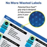 Avery Shipping Labels, Sure Feed, 2" x 4", 250 Labels (6427) - Walmart.com