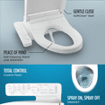 TOTO® C2 WASHLET®+ Ready Electronic Bidet Toilet Seat with PREMIST and ...