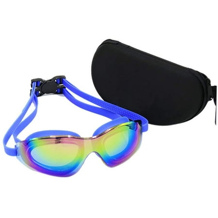 Mirrored Swim Goggles,Goggles Swimming, Panoramic Swim Goggles, for ...