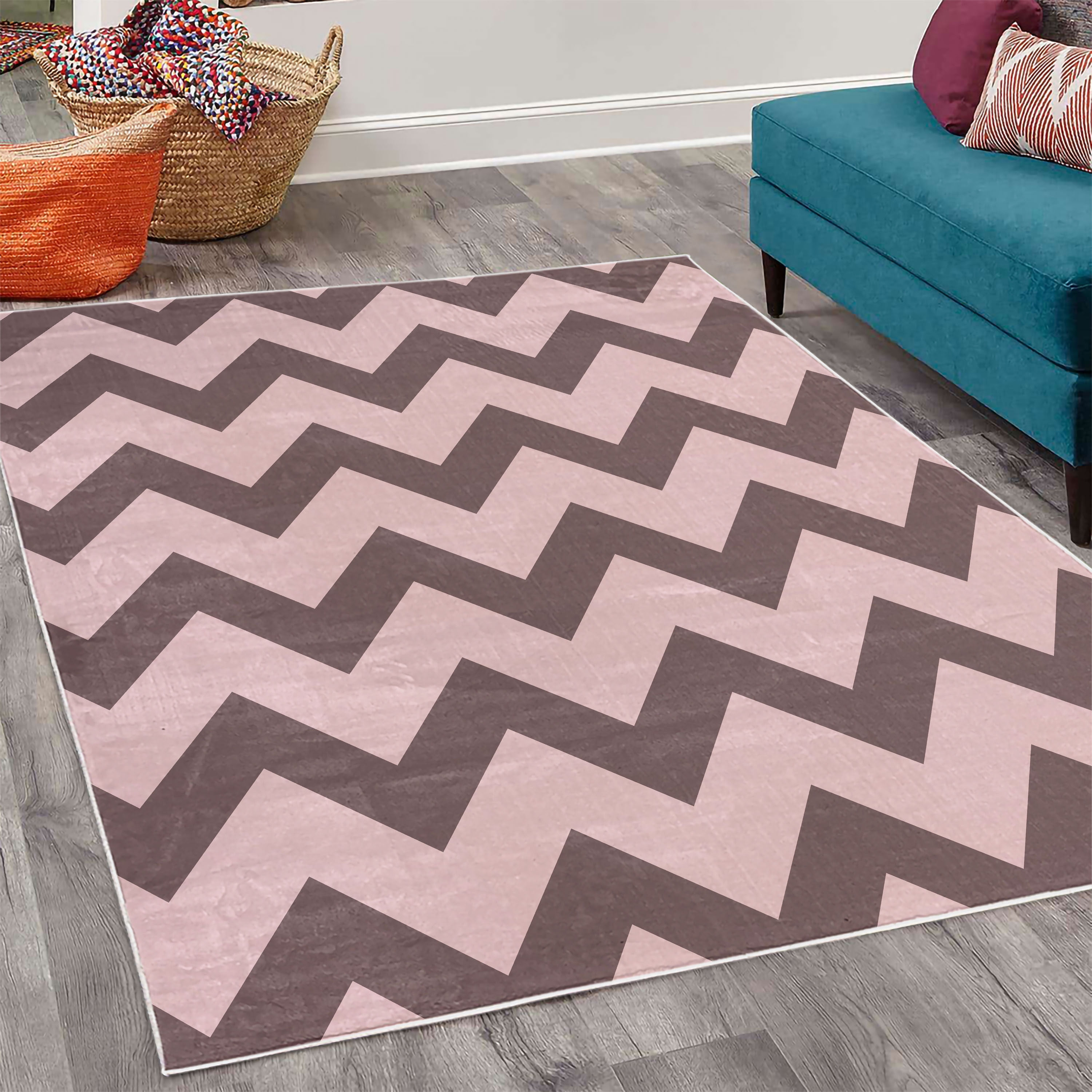 Dark Purple Chevron Pattern