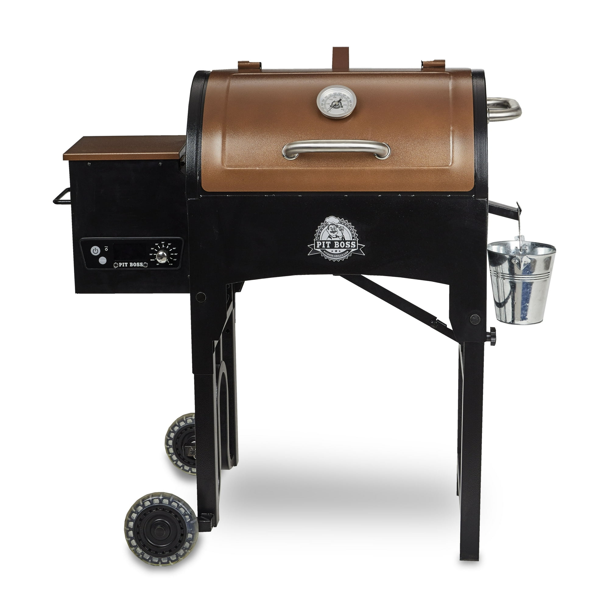 Pit Boss 340 Sq. In. Portable Tailgate, Camp Pellet Grill with Folding ...