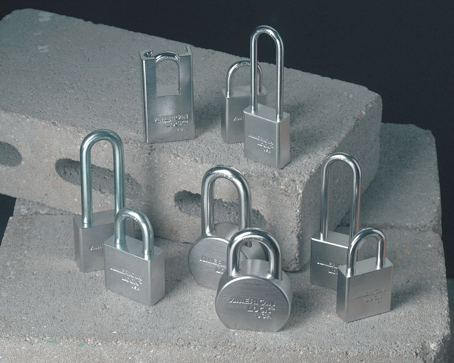 American Lock Keyed Padlock, 3/4 in,Rectangle,Silver A50 - Walmart.com