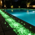 Cinvoph 100pcs Droplet Shaped Glow In The Dark Stones, 2cm Luminous ...