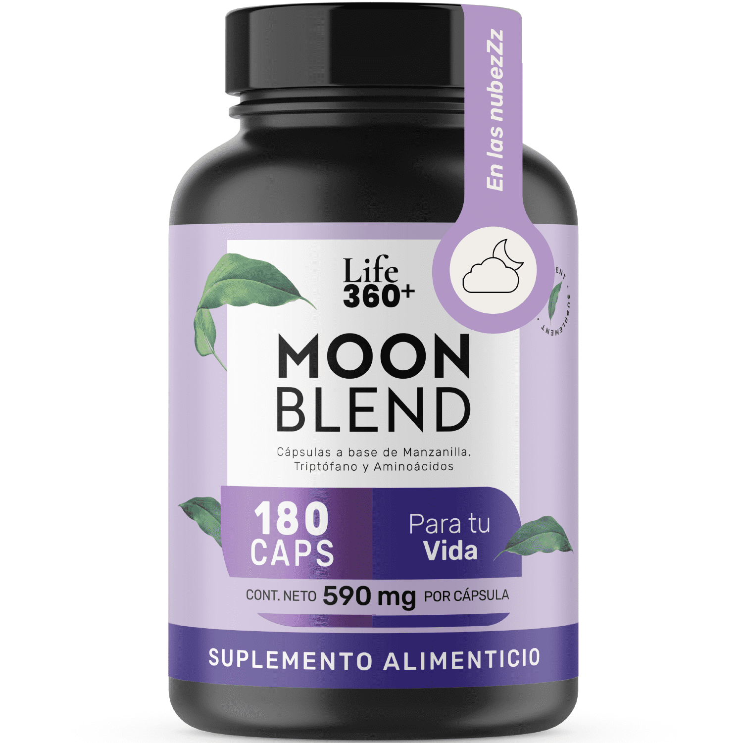 Suplemento Alimenticio LIFE 360+ MOON BLEND 180 Cápsulas | Bodega ...