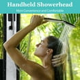 UBesGoo 10.6 Gallon Solar Heated Shower, with Shower Head/Handhold/Foot ...