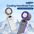 KINSCOTER Outdoor Foldable Portable Handheld Fan Mini Cooling ...