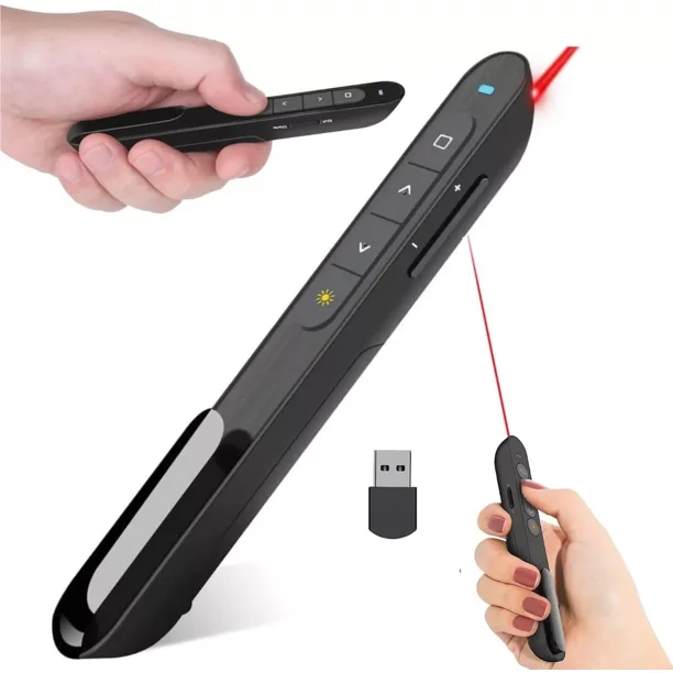 Presentador Apuntador Laser Inalambrico Usb Wireles Estuche | Walmart ...