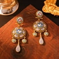 Classical Medieval Inspired Dangle Earrings Featuring Moving Bells And ...