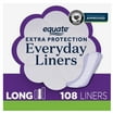 Equate Extra Protection Everyday Panty Liners, Long Length, 108 Count ...