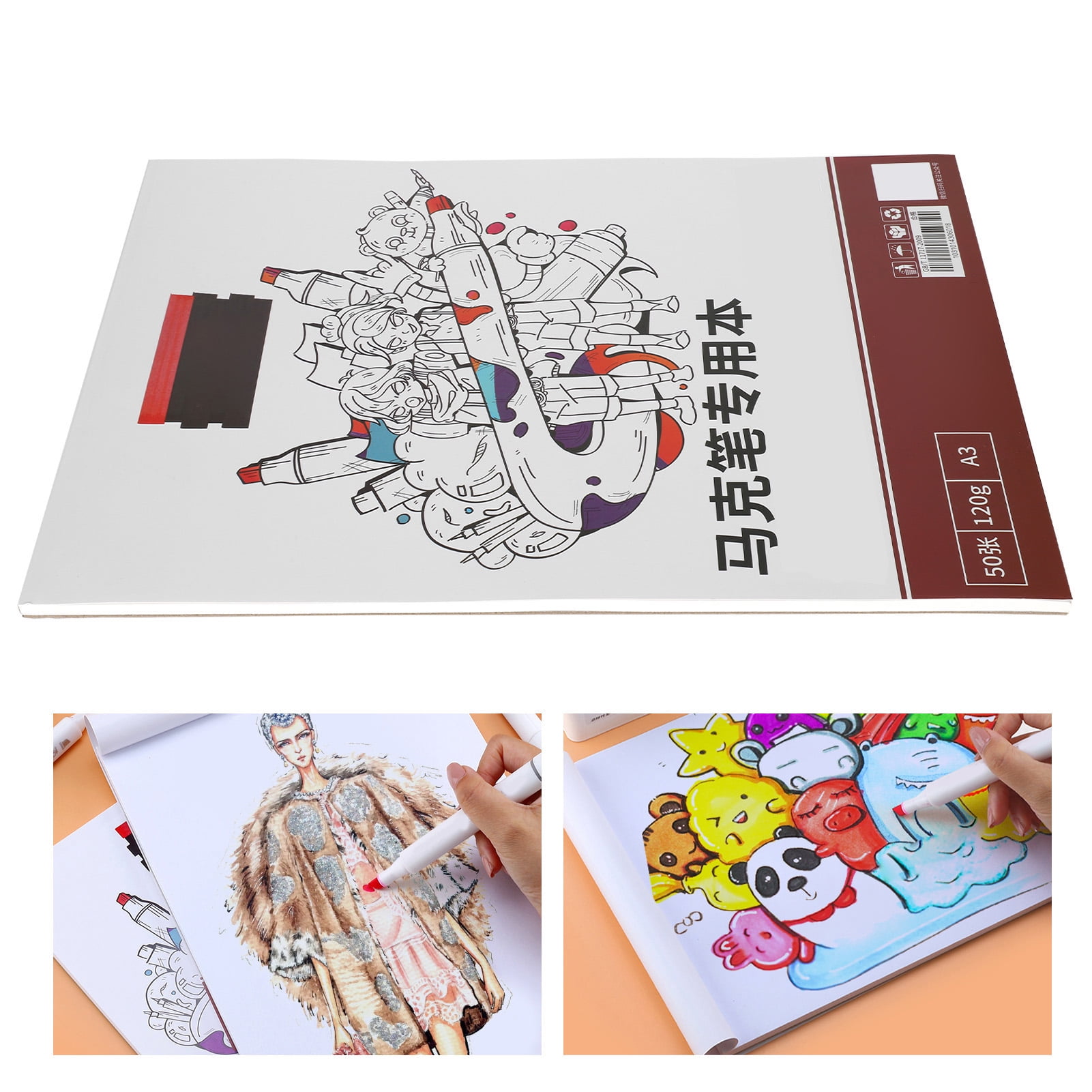 Click here for Ymiko Pad Painting Paper Book For Marker Pen Graff... prices