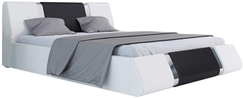 Rio Modern Upholstered Low Profile Platform Bed with Storage - Walmart.com