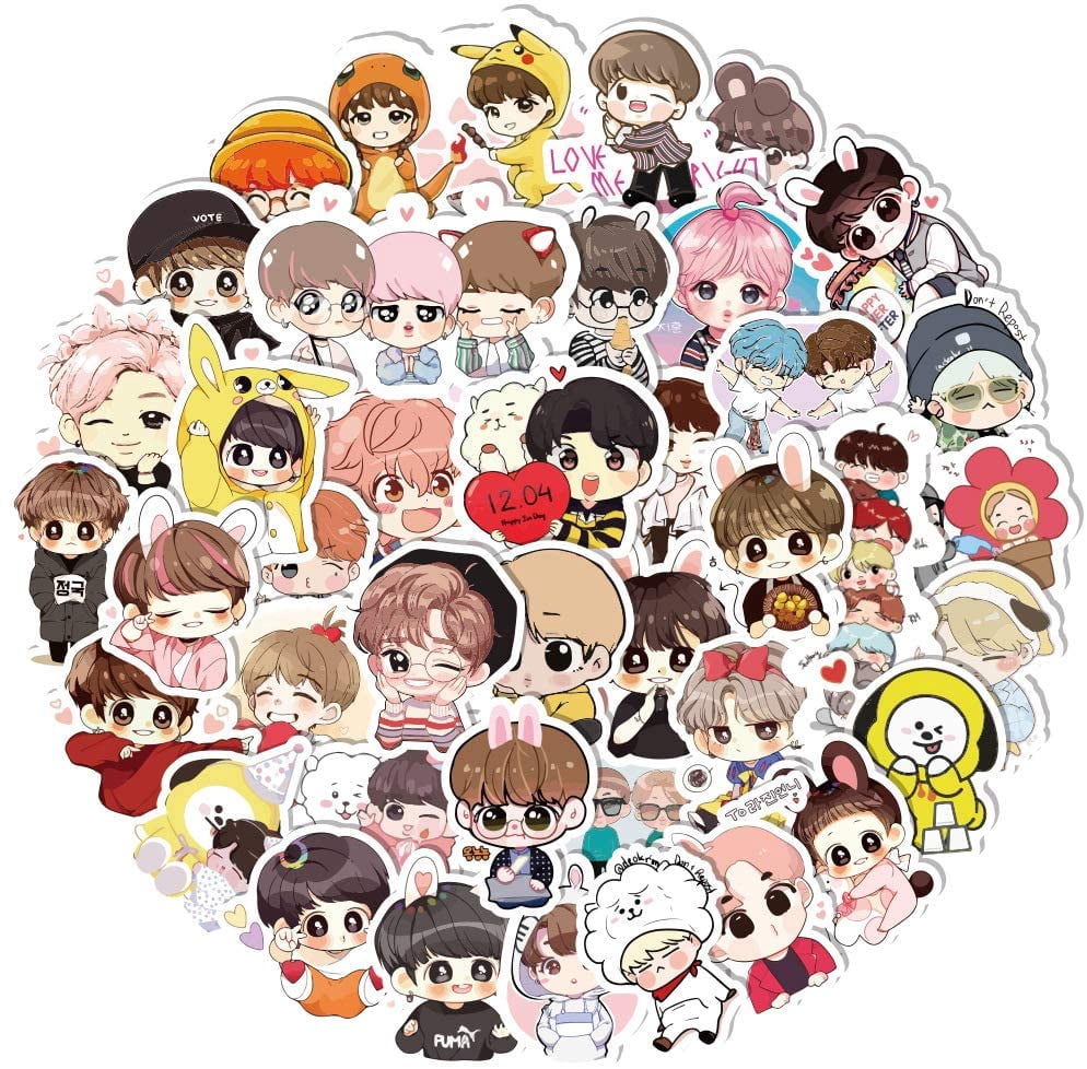 Paper Paper & Party Supplies ARMY Mail Stickers 2 Sheets BTS Army Free ...