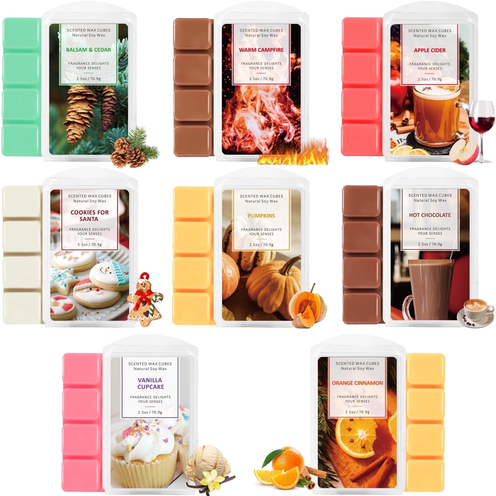 Click here for Scentorini Scented Fall Wax Melts  Soy Wax Cubes F... prices