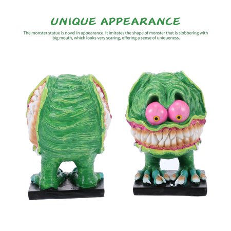 Big Mouth Monster Statue Realistic Angry Monster Sculpture Easy to Use ...