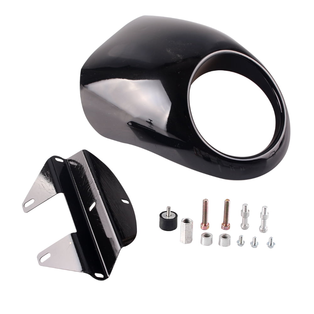 ZS Motorcycle Front Headlight Fairing Cowl Fork Custom Mask For 1973-UP ...