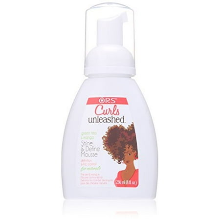 ORS Curls Unleashed Green Tea and Mango Shine and Define Mousse 8 fl oz ...