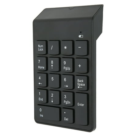 ANGGREK Numeric Keyboard Mini Wireless 18keys 2.4GHz Stable Connection ...